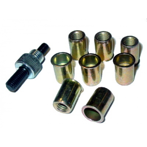 Metric Nutserts / Rivnuts - 8mm Steel