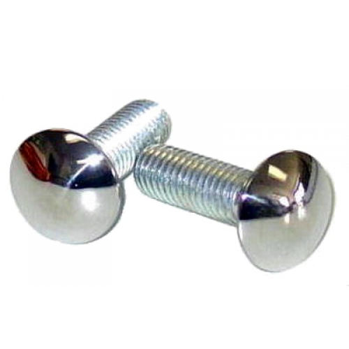 Bumper Bolts - Polished Stainless Cap